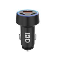 China OEM 58W 3 Ports Type C Car Charger Aluminium Alloy PD 40W QC3.0 Fast Charger for sale