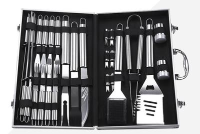 China Wholesale 26PCS Barbecue Tool set with Aluminum Case for BBQ TOOL for sale