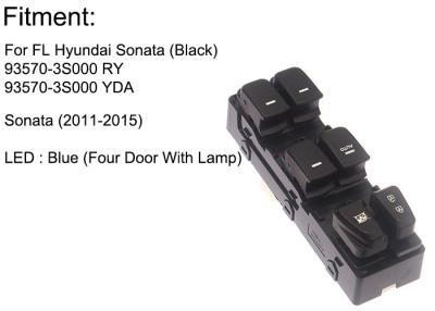 China Auto Power window switch  Front Left for Hyundai sonata four door  with light 2011-2015 OE 93570-3S000 RY,93570-3S000YDA for sale