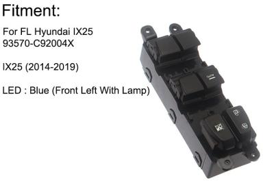 China Auto Power window switch Front Left for Hyundai IX25 with Blue light 2014-2019 OE 93570-C92004X for sale