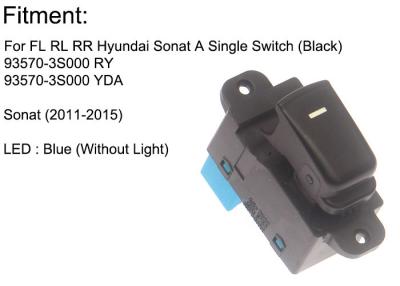 China Auto Power window switch FR,RL,RR for Hyundai sonata 8  Single switch with light 2011-2015 OE 93570-3S000,93570-3S000RY for sale