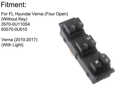 China No Key Hyundai Electric Window Switch 4 Door 93570-1R111 Car Power Window Switch for sale