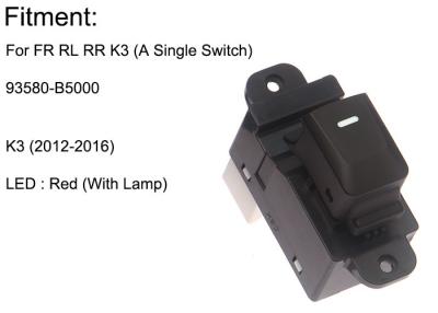 China K3 Single Universal Electric Window Switch FR RL RR For Hyundai Red Light for sale