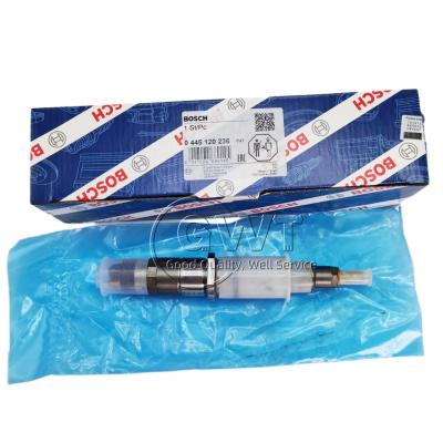China Original genuine diesel fuel Injector QSL8.9 0445120236 for cummins 0445120236 DLLA118P2203 PC300-8 044512024 4940170 5263308 for sale