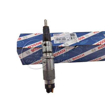 China Genuine new original common rail injector 0445120231 0 445 120 231 fuel injector 5263262 6754113011 for komatsu for sale