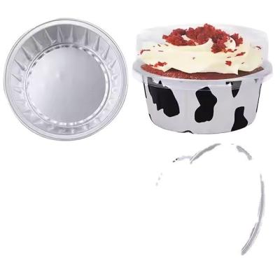 China Custom Aluminum Foil Food Containers 100-5118ml Disposable Microwave Safe Gold for sale