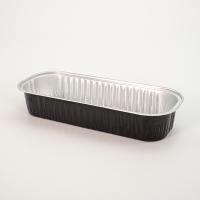 China Rectangle Disposable Aluminum Foil Durian Pan Container Box Baking Foil Box with Lids for sale