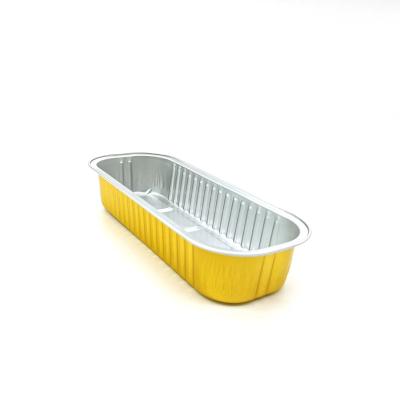 China Disposable Aluminum Foil Bake Pans 100-5118ml Food Container Custom Logo for sale