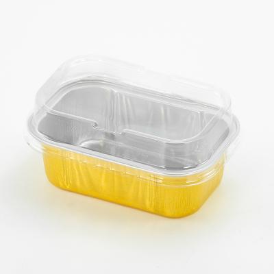 China Eco Friendly Baking Insulation Tray Box with Lids Aluminum Foil Pans 12mic Thickness for sale
