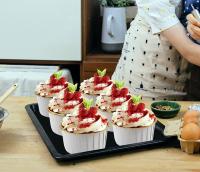 China Aluminum Foil Container Trays 720ml for Baking Cake and Cheese Food Grade Disposable for sale