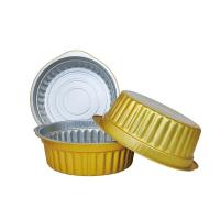 China Food Grade Aluminum Foil Container with Lid 15cm 20cm Custom Sizes for BBQ Pizza Picnic for sale