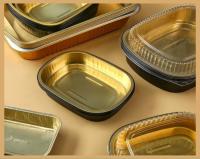 China Custom Aluminum Foil Food Containers 100-5118ml with PP PET Lids for Takeaway for sale
