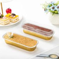 China 200ml Disposable Aluminum Foil Baking Cake Cup Container for Cheese Dessert Bread for sale