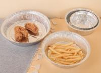 China Food Grade Aluminum Foil Container with Lid 15cm 20cm Custom Sizes for Baking Storage for sale