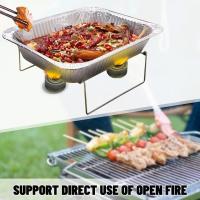 China Food Cooking Baking Rectangular Aluminum Foil Container for Fast Food Restaurant for sale