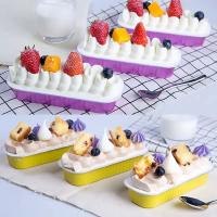 China 200ml Aluminum Foil Baking Cake Box for Cheese Dessert Bread Packaging Cup Disposable for sale