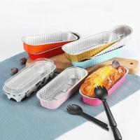 China 200ml Aluminum Foil Baking Cake Box for Cheese Dessert Bread Packaging Cup Disposable for sale