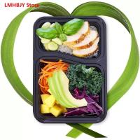 China 2 Compartment BPA Free Lunch Boxes Rectangular Meal Prep Containers for Food Storage for sale
