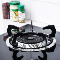 China Aluminum Foil Stove Burner Protectors 10 Pack 21.5x21.5x9.5cm Heavy Duty Gas Oven Liners for sale