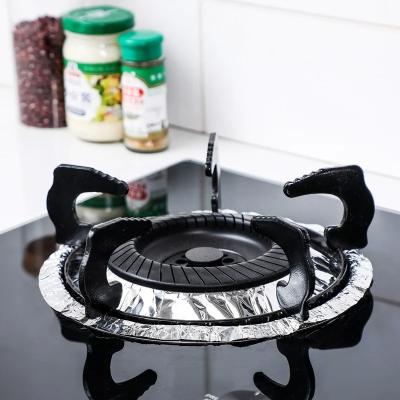 China Aluminum Foil Stove Burner Protectors 10 Pack 21.5x21.5x9.5cm Heavy Duty Gas Oven Liners for sale