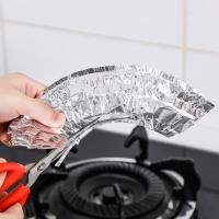 China Aluminum Foil Stove Burner Protectors 10 Pack 21.5x21.5x9.5cm Heavy Duty Gas Oven Liners for sale