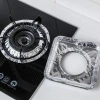 China Aluminum Foil Stove Burner Protectors 10 Pack 21.5x21.5x9.5cm Heavy Duty Gas Oven Liners for sale