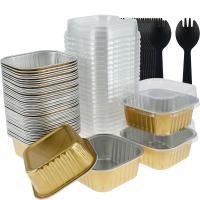 China 150Pcs Aluminum Foil Cupcake Cups Set Non-Stick Baking Cups 125-150ml Capacity Food Grade for sale