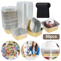 China 150Pcs Aluminum Foil Cupcake Cups Set Non-Stick Baking Cups 125-150ml Capacity Food Grade for sale