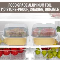 China 150Pcs Aluminum Foil Cupcake Cups Set Non-Stick Baking Cups 125-150ml Capacity Food Grade for sale