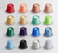 China Custom Order Aluminum Foil Disposable Espresso Coffee Capsules for sale