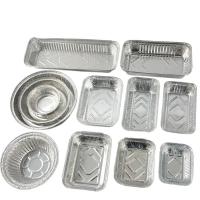 China Aluminum Foil Food Container 1000ml with PP Lid Rectangle To Go Tray Disposable Microwave Safe for sale