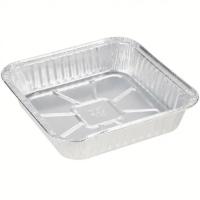 China Custom Disposable Aluminum Foil Food Containers 100-5118ml with Lid Microwave Safe for sale
