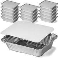 China Custom Size Aluminum Foil Container Cover 3003 3004 8011 Biodegradable Food Packaging 100 5118ml for sale