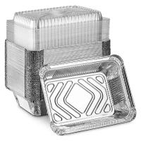 China PP Lid Aluminum Foil Lunch Box 100-5118ml Custom Size for Outdoor Dining Safe and Eco Friendly for sale