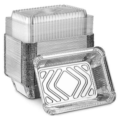 China PP Lid Aluminum Foil Lunch Box 100-5118ml Custom Size for Outdoor Dining Safe and Eco Friendly for sale