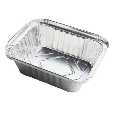 China Custom 120ml Aluminum Foil Lunch Box with Foil Lid 100-5118ml Capacity Disposable Microwave Safe for sale