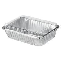 China Custom 120ml Aluminum Foil Lunch Box with Foil Lid 100-5118ml Capacity Disposable Microwave Safe for sale