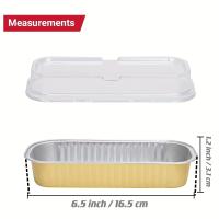China Aluminum Baking Pans with Lids 6.8 Oz Mini Loaf Pans Rectangle Muffin Tins for sale