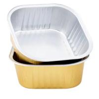China Food Grade Aluminum Foil Container 300ml 11oz for Take Away Heat Sealing Trays for sale