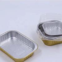 China Food Grade Aluminum Foil Container 300ml 11oz for Take Away Heat Sealing Trays for sale