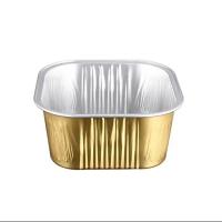 China Food Grade Aluminum Foil Container 300ml 11oz for Take Away Heat Sealing Trays for sale