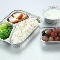 China Custom Aluminum Foil Disposable Lunch Box Food Containers 100-5118ml Silver for sale