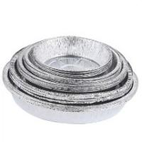 China Customized Logo Aluminum Foil Container with Lids Delivery Packaging Biodegradable Box for sale