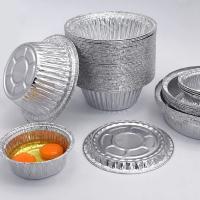 China Customized Logo Aluminum Foil Container with Lids Delivery Packaging Biodegradable Box for sale