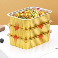 China Custom Size Disposable Aluminum Foil Bake Pans 100 to 5118ml Food Container for sale
