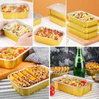 China Aluminum Foil Baking Loaf Pan with Lid 320-5000ml Disposable Microwave Safe Food Container for sale
