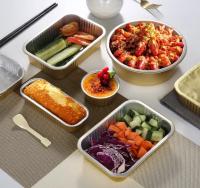 China Aluminum Foil Baking Loaf Pan with Lid 320-5000ml Disposable Microwave Safe Food Container for sale
