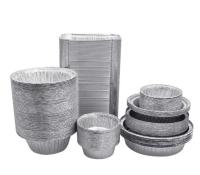 China Round Gold Disposable Aluminum Foil Food Container 320-5000ml Custom Size for sale