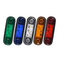 China Led Amber Red White Green Blue Truck Side Marker Light 12-24v Universal Voltage for sale