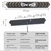 China New Car Devil Eyes Tail Light Trailer Trucks Car LED Rear Tail Light Red Amber DRL Turn Signal Rear Lamps for Truck Taillight for sale